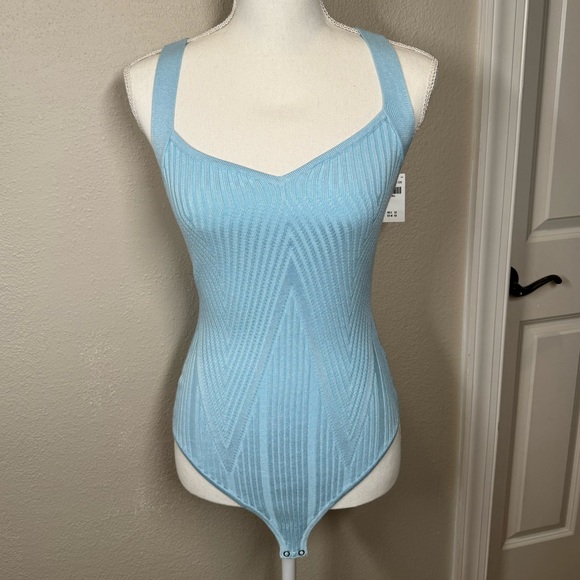 Abercrombie & Fitch | Tops | Baby Blue Abercrombie Bodysuit | Poshmark
